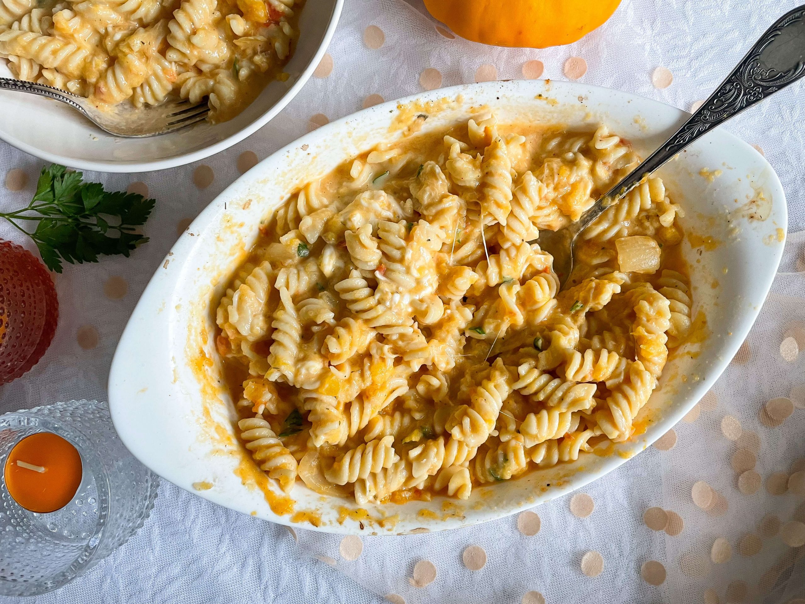 Makaronai su moliūgų ir buratos padažu - Skanauk su Aušra